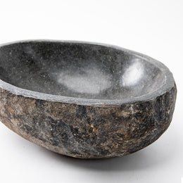 Japanese Small Stone Bowl for Zen Garden | DharmaCrafts