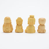 Miniature Wooden Bodhisattva Statue - Mini Buddhas | DharmaCrafts