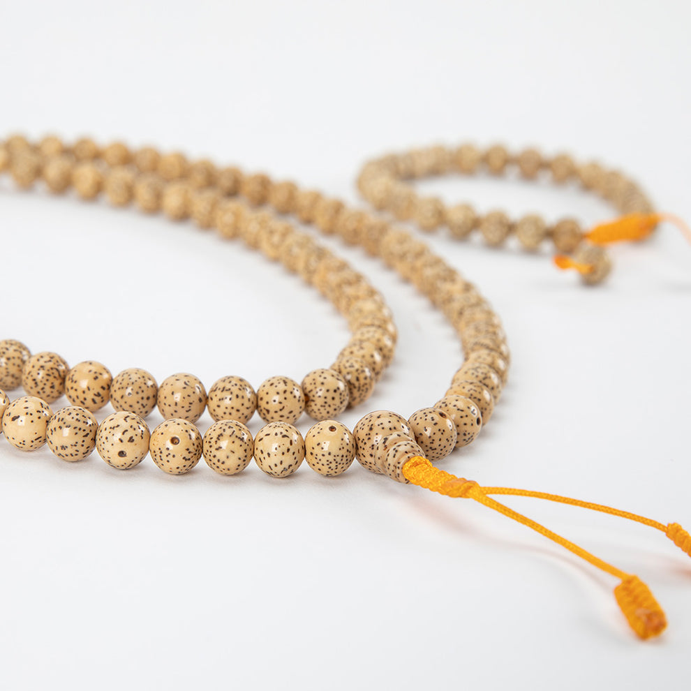 Lotus Seed Mala Set - Symbol of Purity | DharmaCrafts