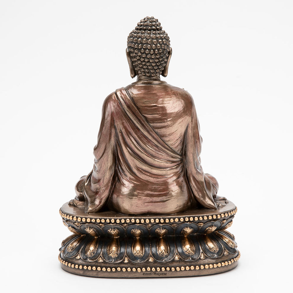 Bronze Teaching Buddha Statue - Abhayamudrā | DharmaCrafts