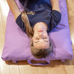 Organic Cotton Roll Up and Go Yoga Mat - Organic Cotton | DharmaCrafts