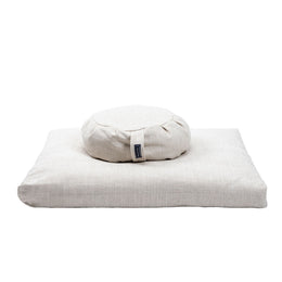 Organic Cotton Fill Luxe Woven Zafu Zabuton Set Meditation Cushions ...