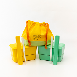 Two Tier Bento Box - Perfect Container for Lunches | DharmaCrafts