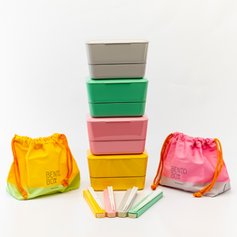 Two Tier Bento Box - Perfect Container for Lunches | DharmaCrafts