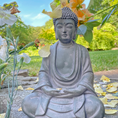 Calming Garden Buddha Statue - for Sacred Space | DharmaCrafts