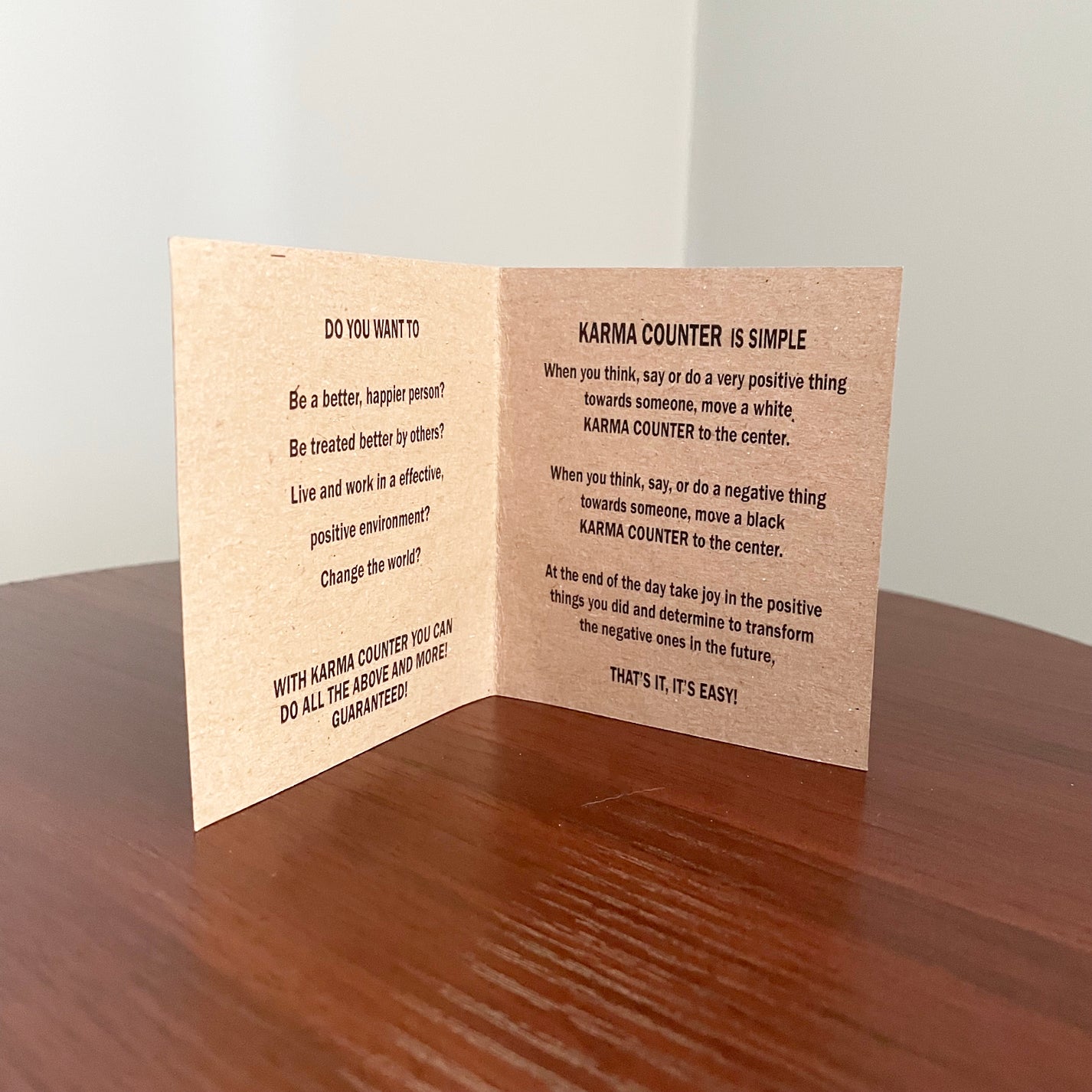 Karma Counter Notebook and Handheld Karma Tracker Dharma – DharmaCrafts