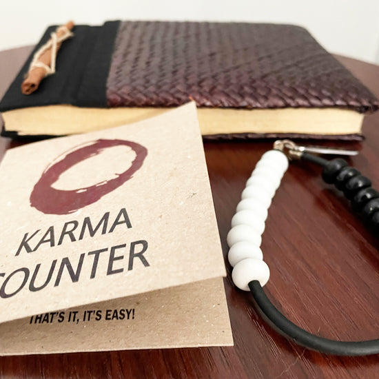 Karma Counter Notebook and Handheld Karma Tracker Dharma – DharmaCrafts
