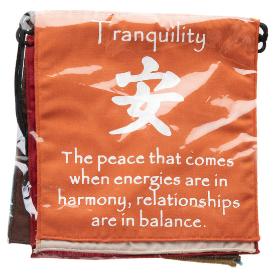 Small Prayer Flag in Soft Colors - Positive Affirmations | DharmaCrafts