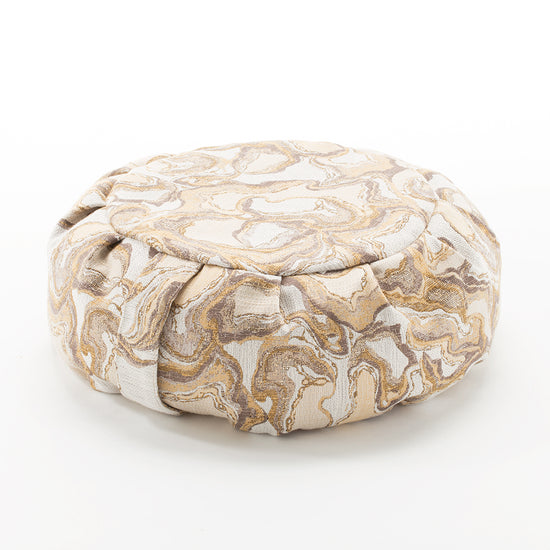 Organic Cotton Fill Marbled Zafu Zabuton Set Meditation Cushions ...