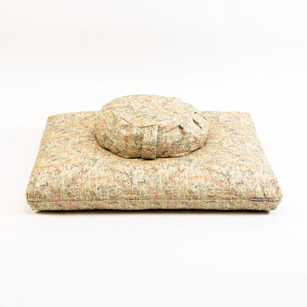 Organic Cotton Fill Limited Edition Zafu Zabuton Set Cushions ...