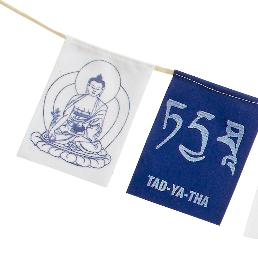 Three Deity Mini Prayer Flag Set. Promote Peace and Wisdom – DharmaCrafts